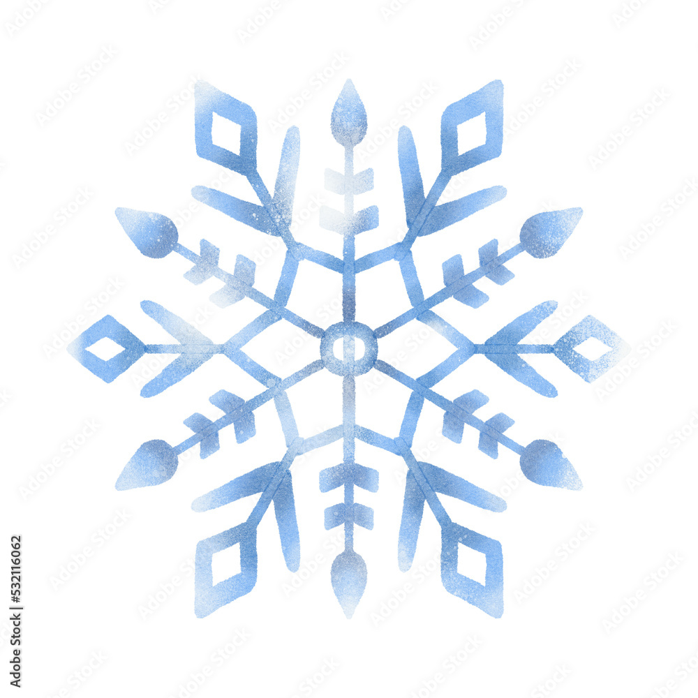 Snowflake Snow PNG Clipart Stock Illustration | Adobe Stock