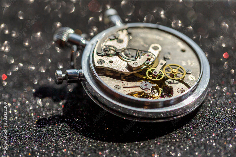 An old countdown timer opened up showing all the details of the ...