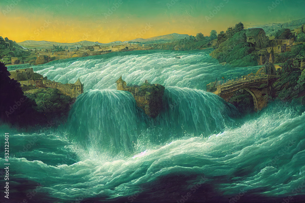 The Beautiful Majestic River Waterfall You will Never Forget. Fantasy ...