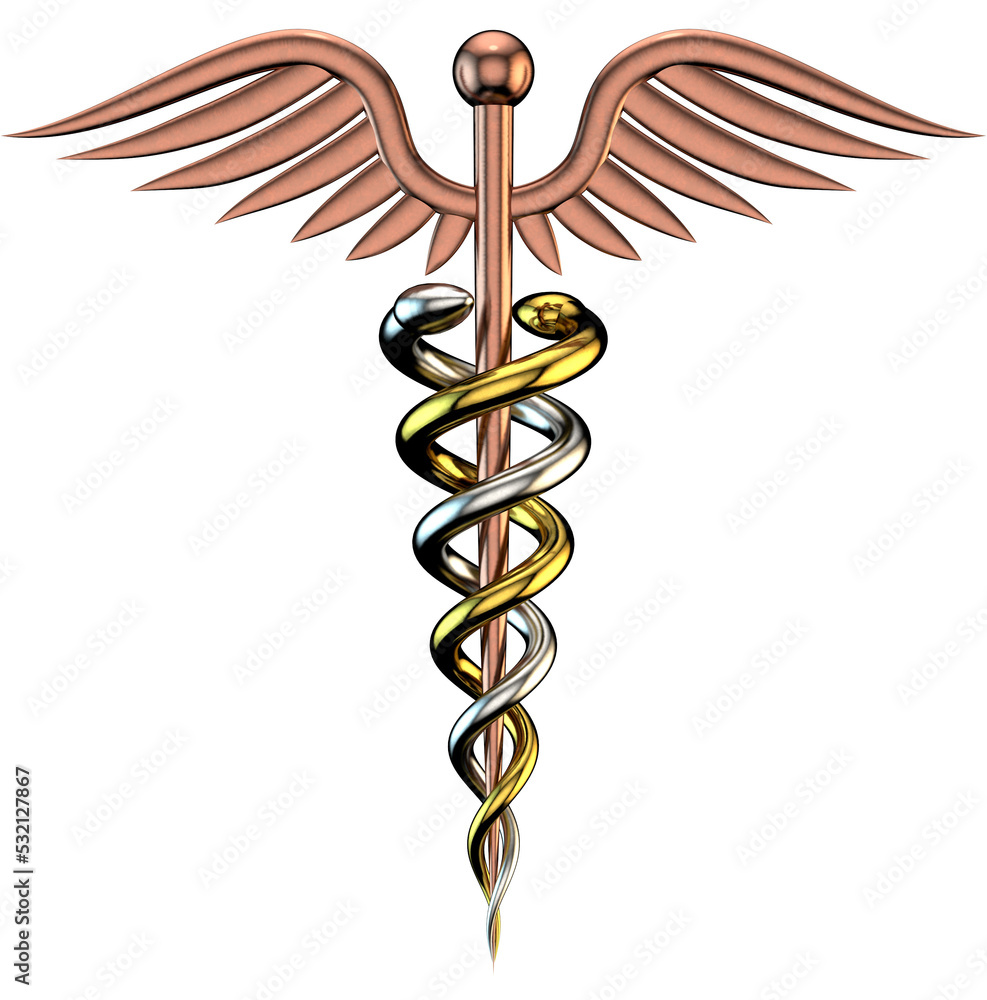 Metallic medical symbol. Isolated on transparent background. Stock ...