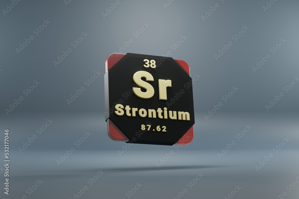 Beautiful abstract illustrations Standing black and red Strontium ...