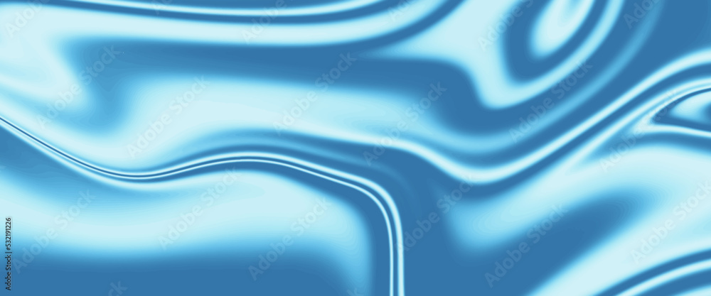 Abstract white and light blue liquid wave background. Colorful blue ...