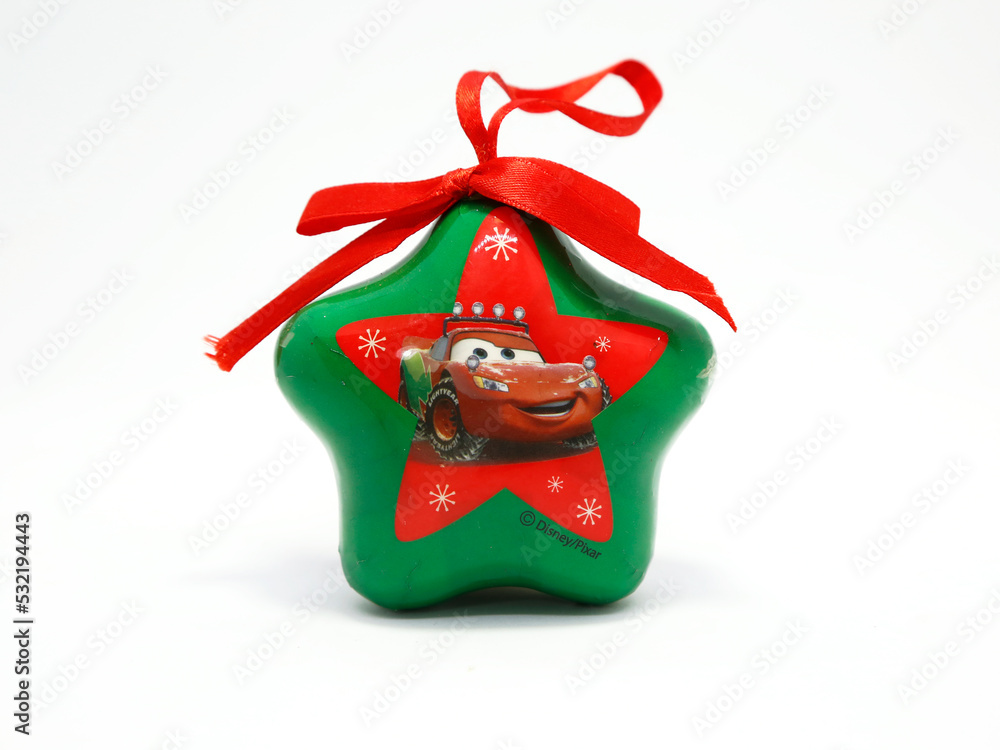 Christmas decoration with the character Lightning MCQUEEN from the ...