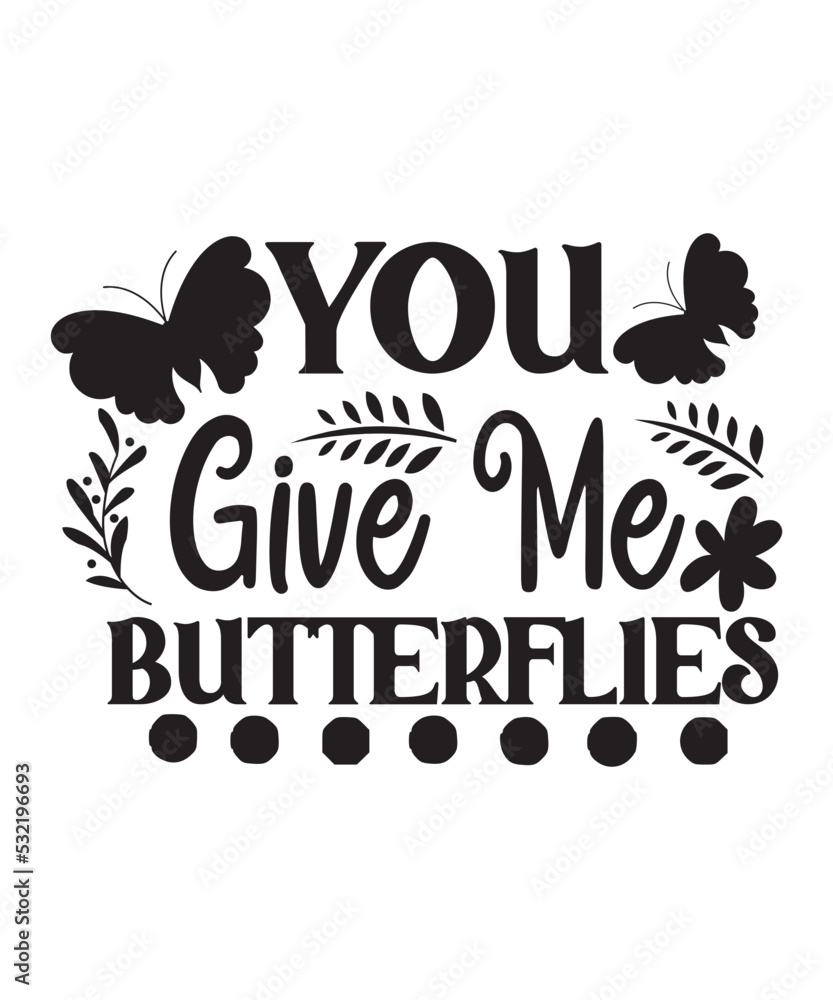 Simple Butterfly SVG, Split Monogram SVG, Butterfly Vector, Butterfly ...