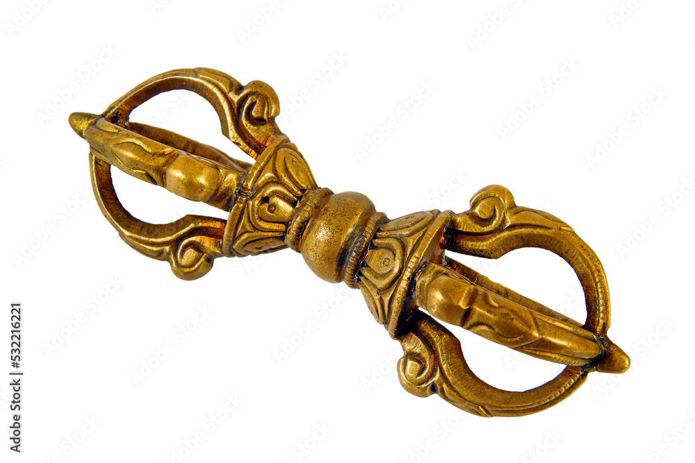Vajra (Diamond Thunderbolt), The vajra is the central symbol and an ... Vajra (Diamond Thunderbolt), The vajra is the central symbol and an ...
