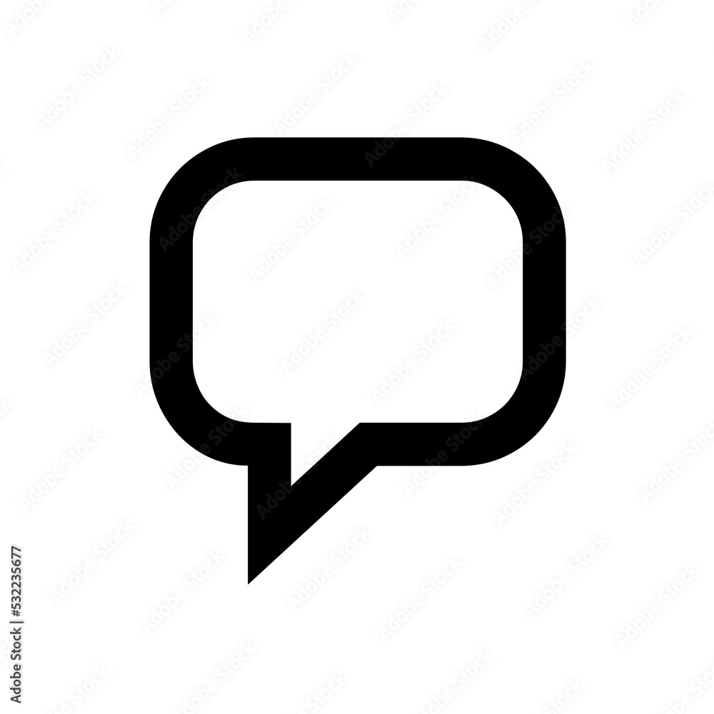 Chat box icon PNG image Stock Illustration | Adobe Stock