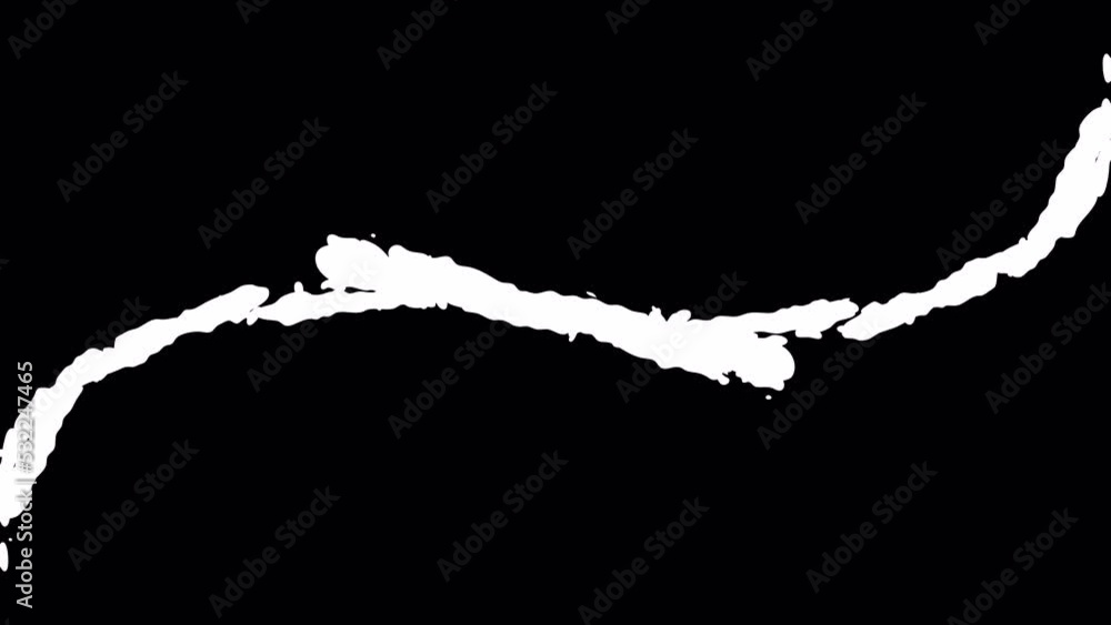 Water liquid lines fx shape, transparent background, alpha prores alpha ...