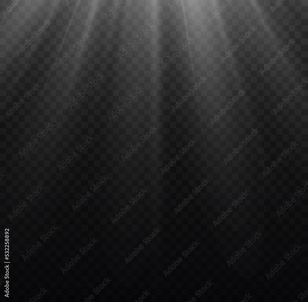 Sun flash with rays and spotlight. Star burst with sparkles ...