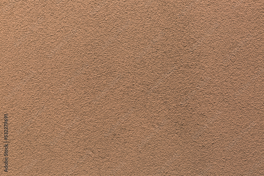 Sample of a texture of brown plaster. Wall finished with a decorative ...