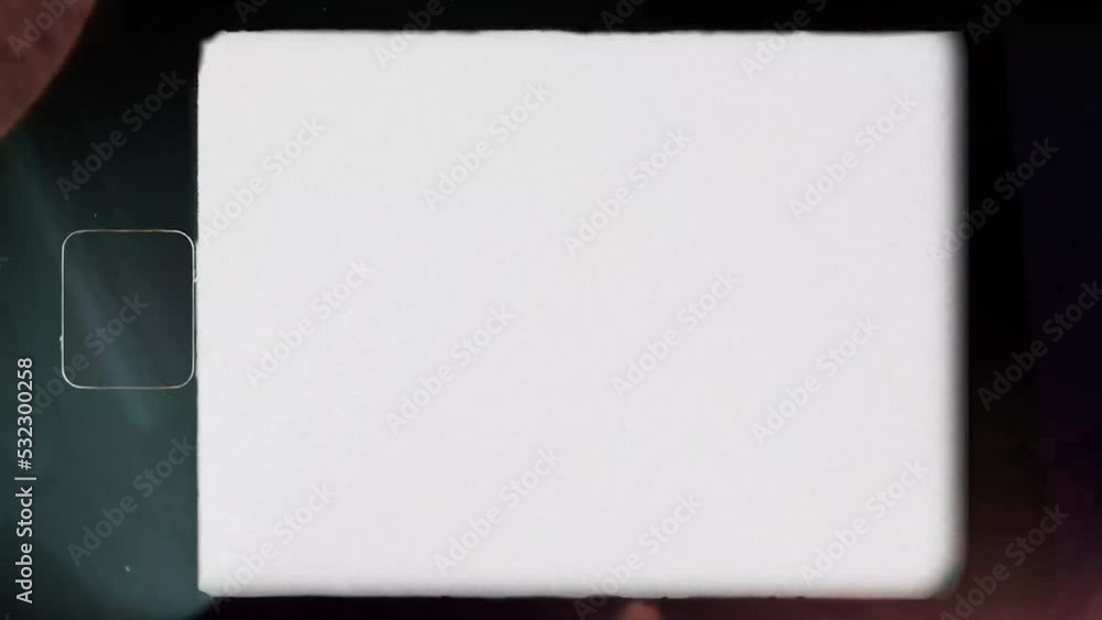 Retro Film Edges Effect with noise, lens flares and burns realistic ...