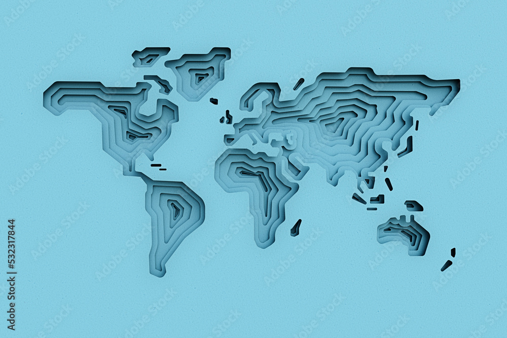 World map Stock Photo | Adobe Stock