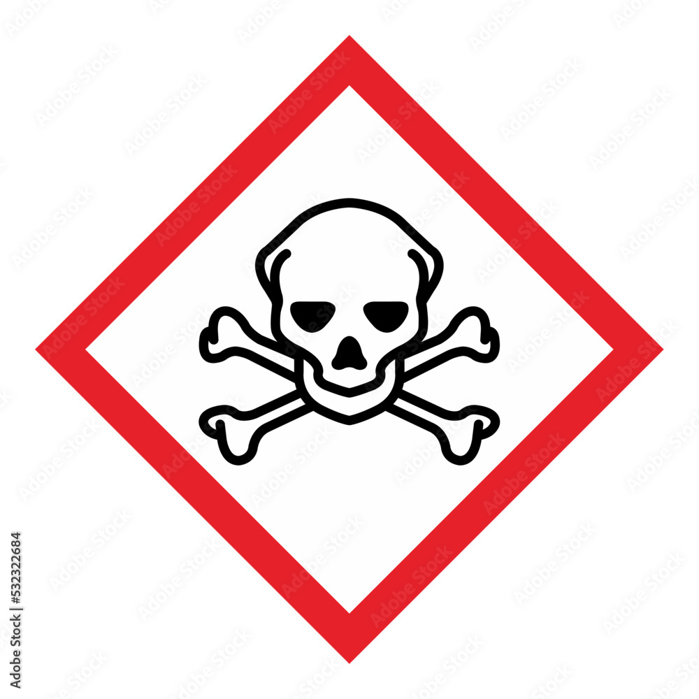 GHS Chemicals Label Pictograms and Hazard Classes - Acute toxicity ...