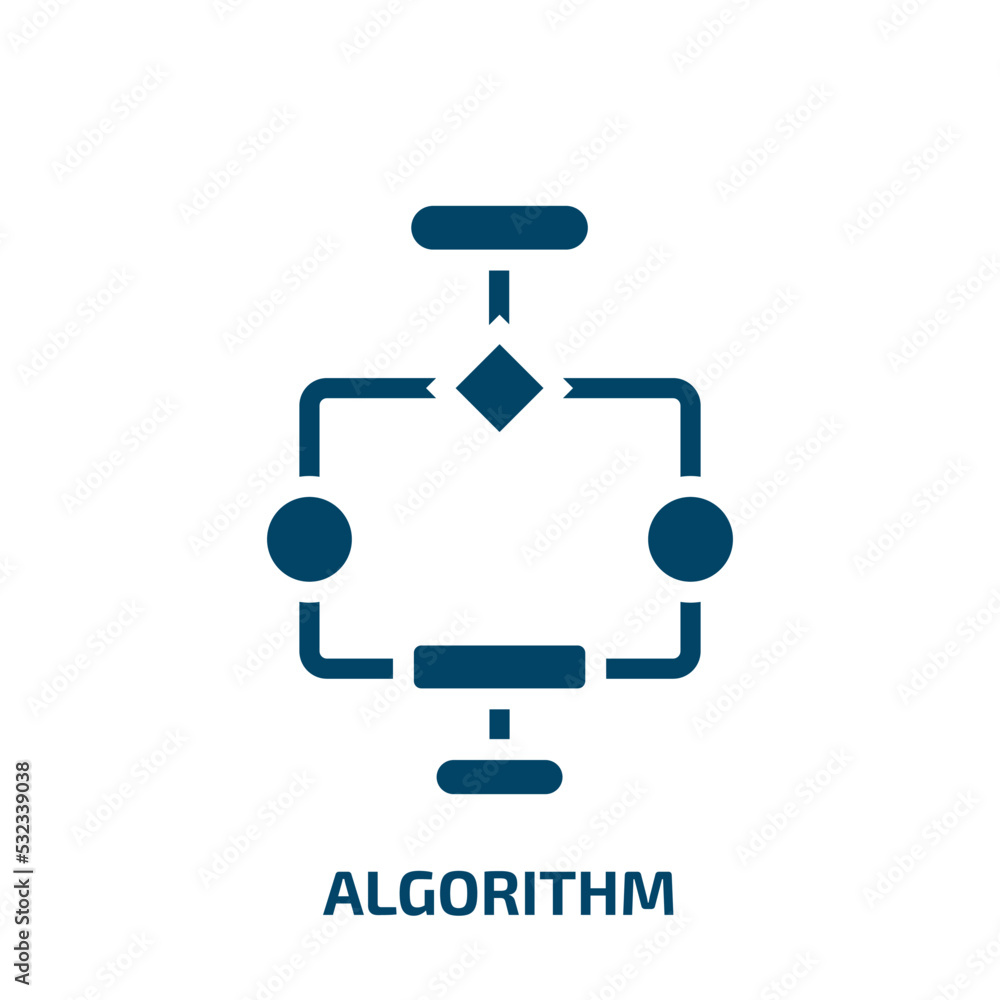 algorithm icon from seo collection. Filled algorithm, technology, data ... algorithm icon from seo collection. Filled algorithm, technology, data ...