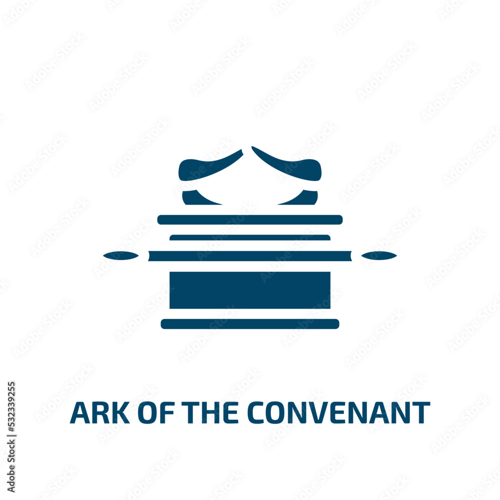 ark of the convenant icon from religion collection. Filled ark of the ...
