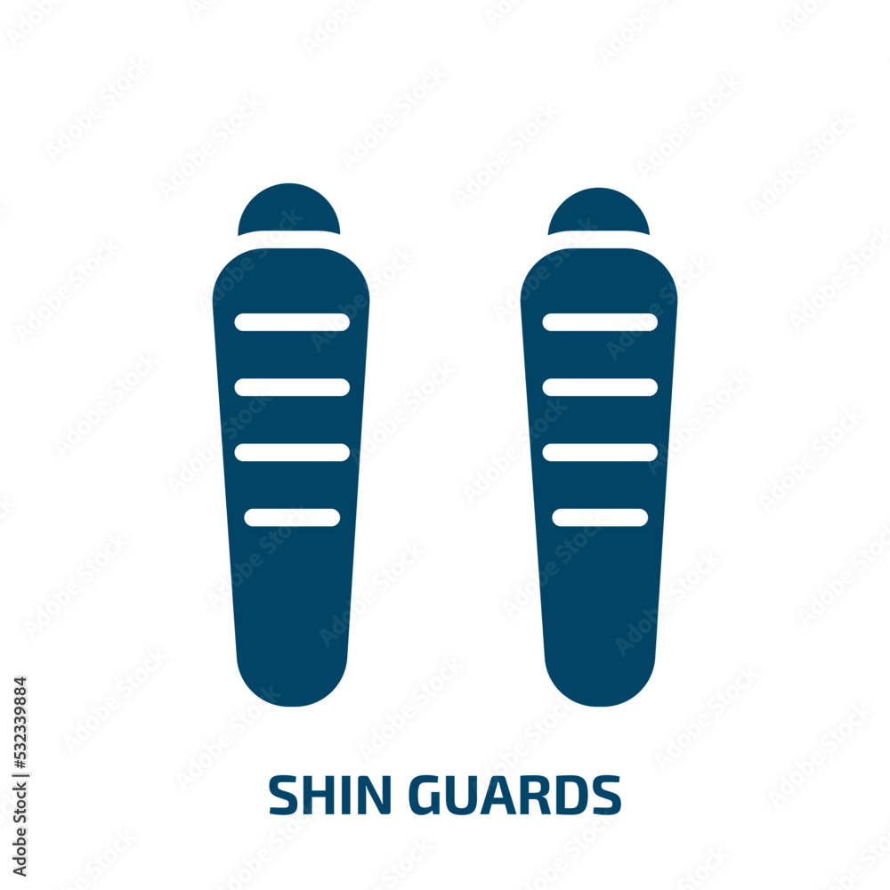shin guards icon from sports collection. Filled shin guards, shin, equipment glyph icons ...