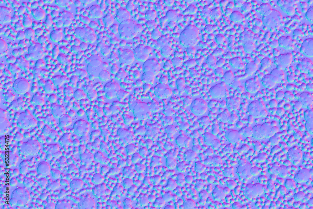 Normal map of seamless milkshake texture. Abstract frothy pattern. Bump ...
