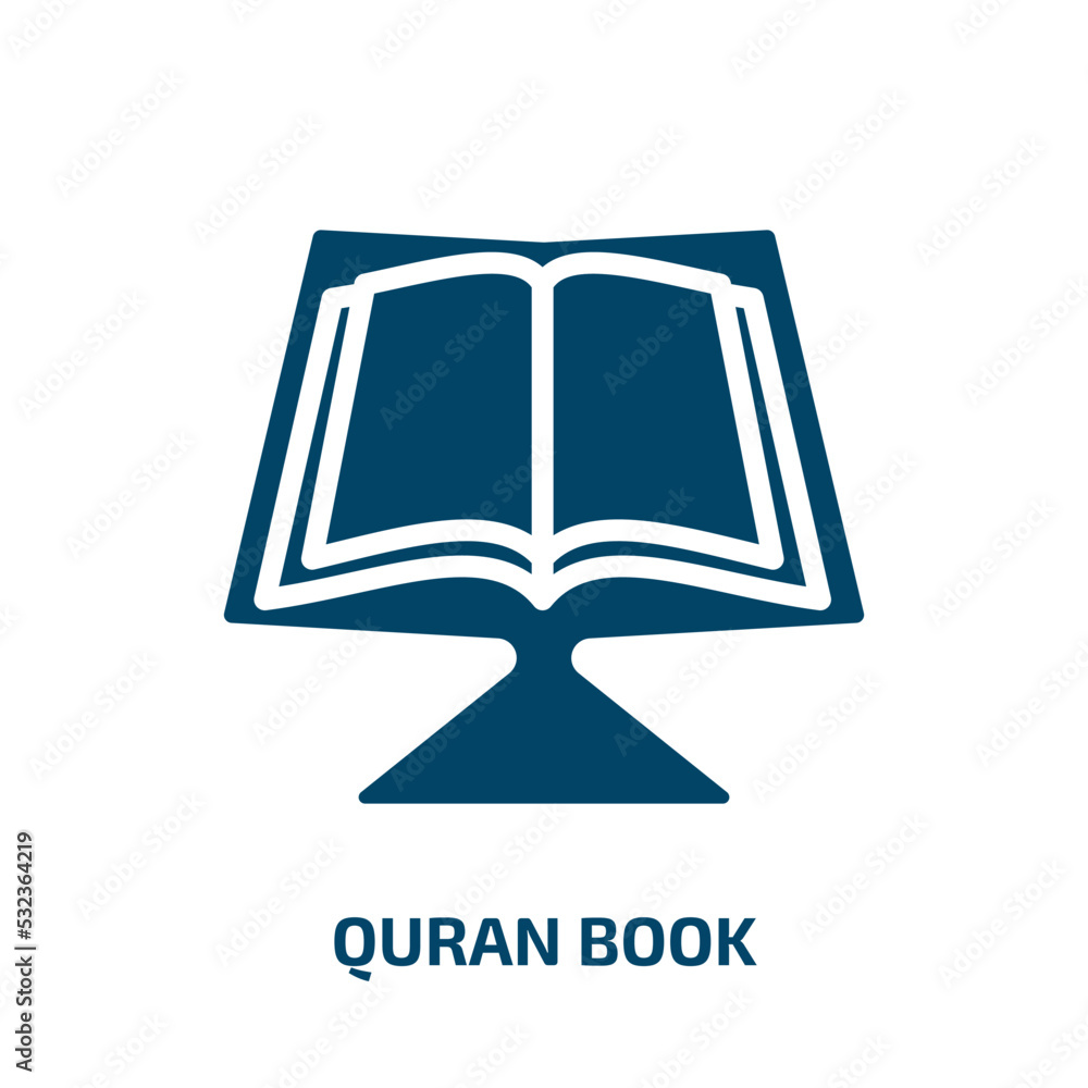 quran book icon from cultures collection. Filled quran book, ramadan ...