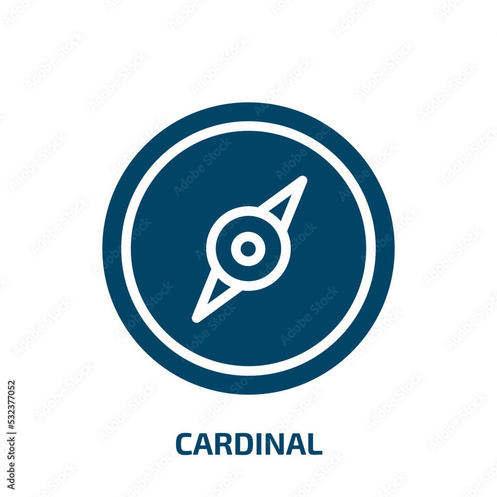 cardinal icon from tools and utensils collection. Filled cardinal, bird ...