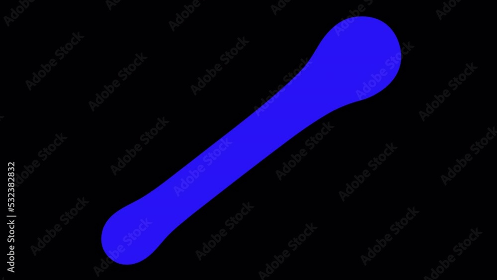 Cartoon splash animation, alpha transparent background 4K Stock Video ...