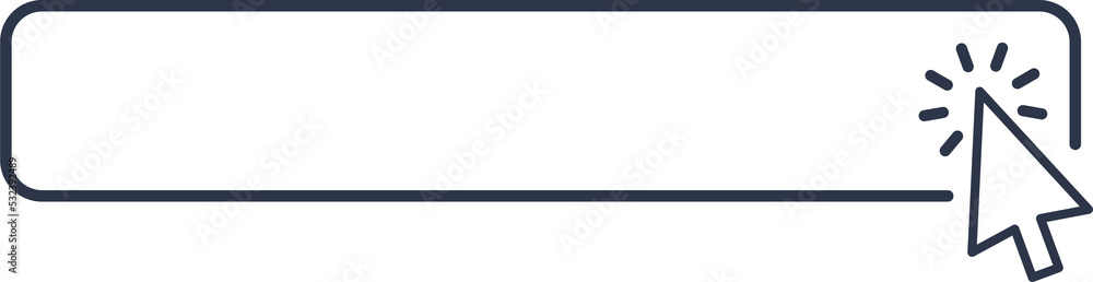 Click cursor blank button icon. Png hand pointer clicking banner. Click ...