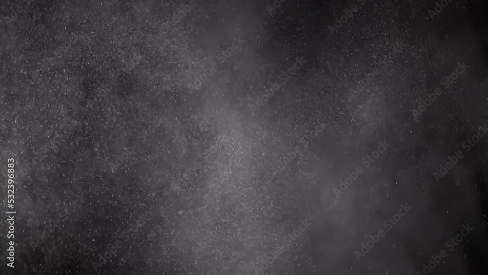 Video „Whirlpool of Mixed Particles of Dust, Flour, Debris, Flying on ...