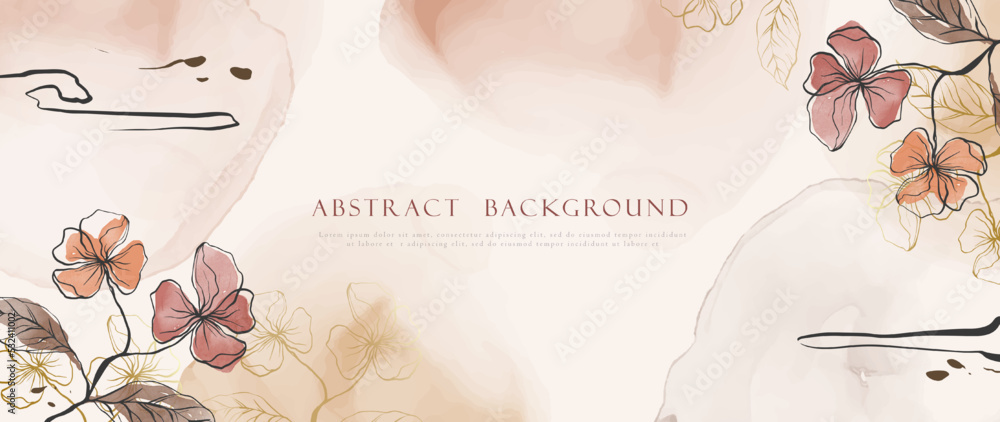 Abstract Watercolor Background for invitation, wedding, greeting and ...