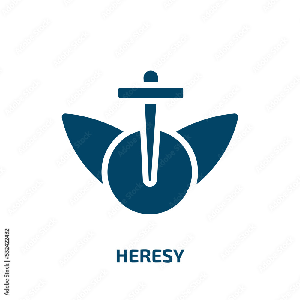 heresy icon from religion collection. Filled heresy, religion, orthodox ...