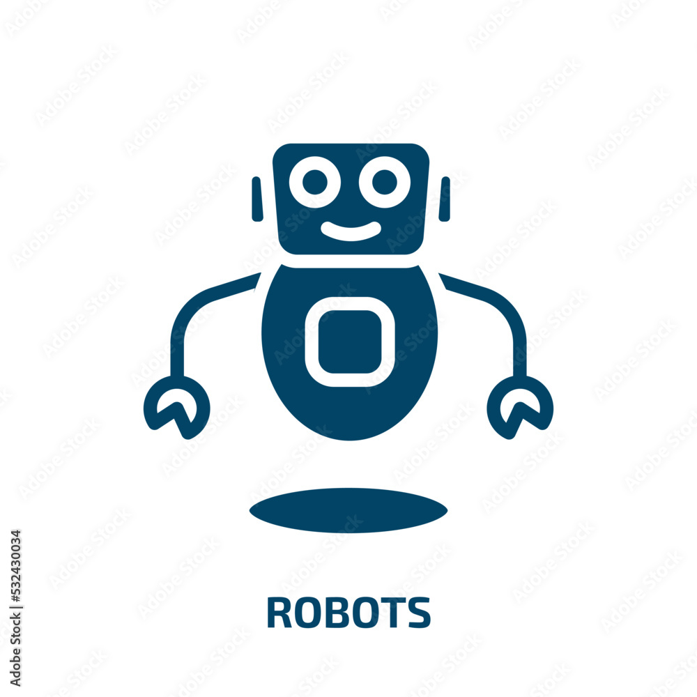 robots icon from artificial intellegence and future technology ...