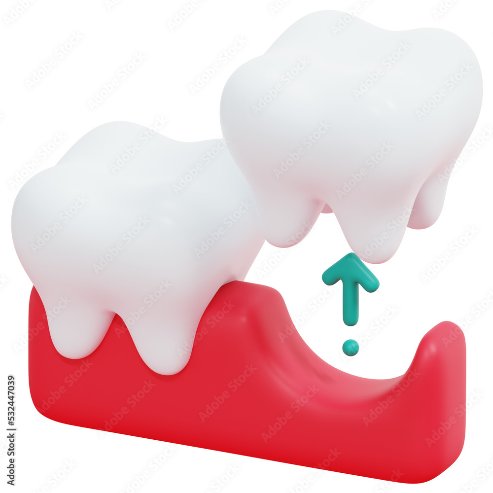 tooth extraction 3d render icon illustration Stock Illustration | Adobe ...