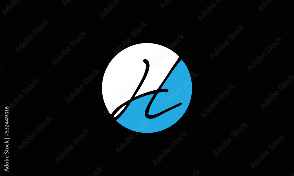 modern and unique letter H initials logo design Stock Vector | Adobe Stock