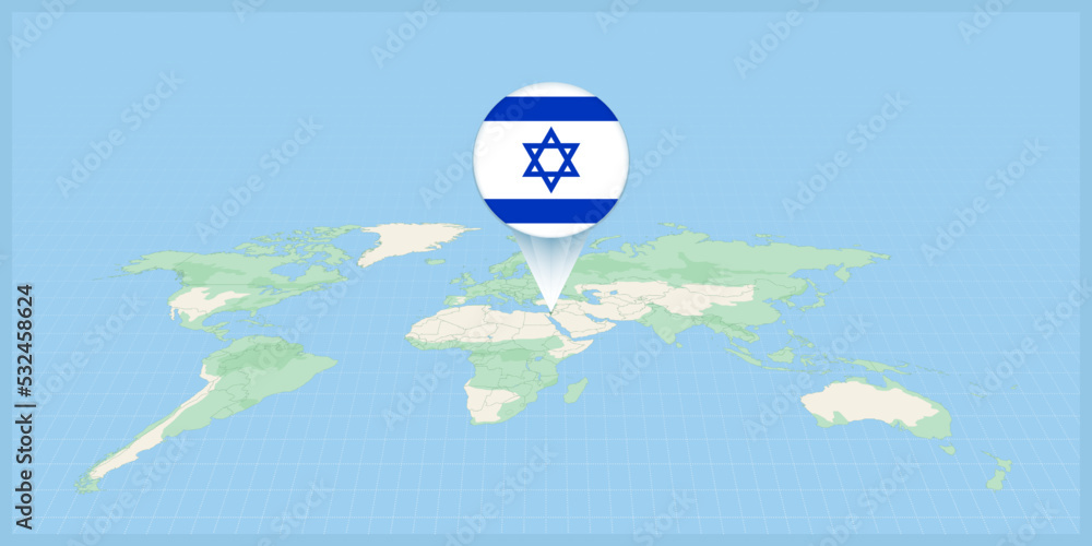 israel location on world map