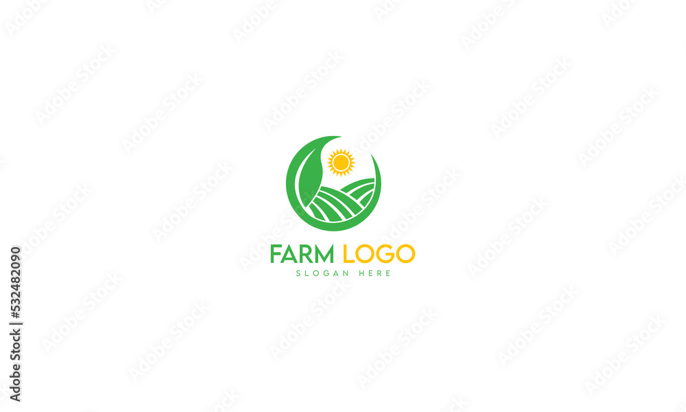 Farm Logo Design Template Agriculture Logo, Minimal Farm Logo, Minimal ...