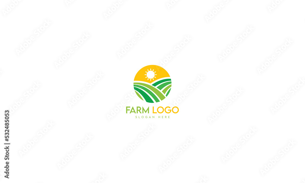 Farm Logo Design Template Agriculture Logo, Minimal Farm Logo, Minimal ...