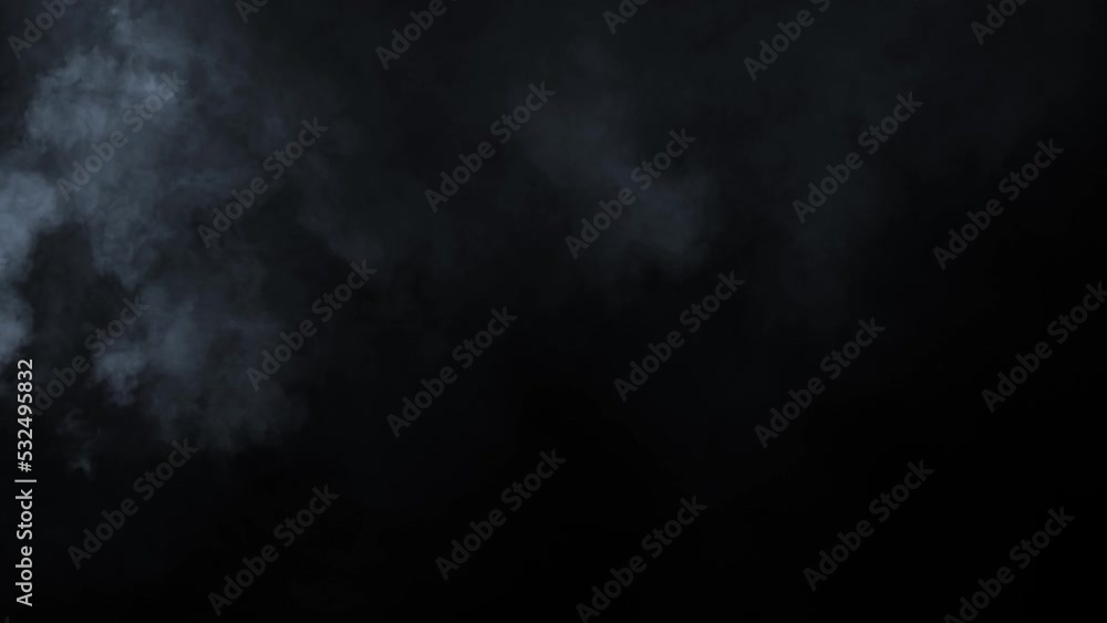 Vidéo Stock Abstract white smoke in slow motion. Smoke, Cloud of cold ...