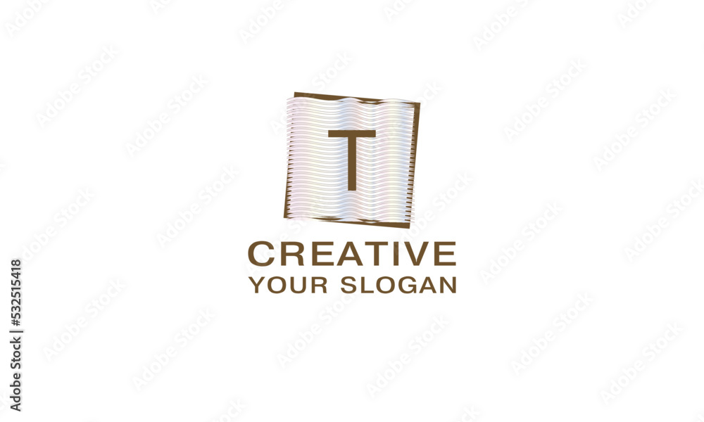 Modern letter T logo design. Business monogram, digital technology ...