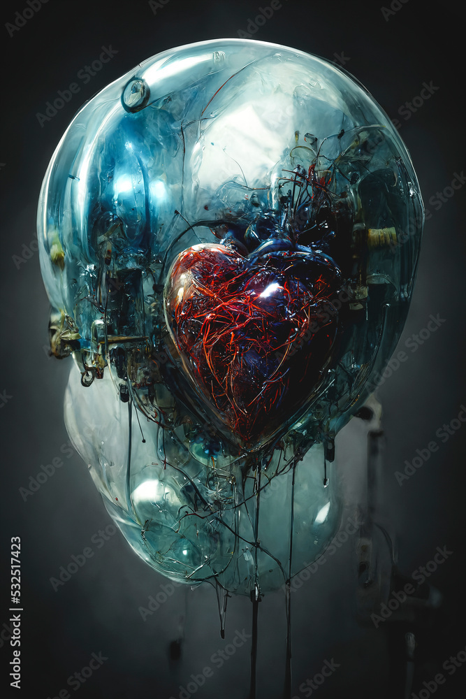 Atomic Heart its an artificial cyber heart powered by nuclear energy ...