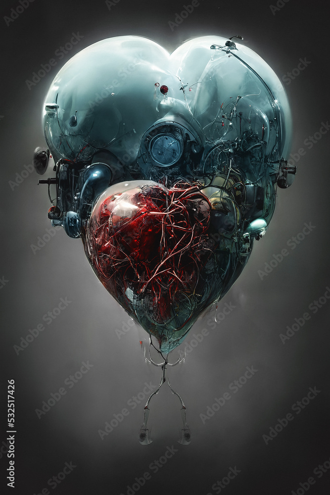 Atomic Heart its an artificial cyber heart powered by nuclear energy ...