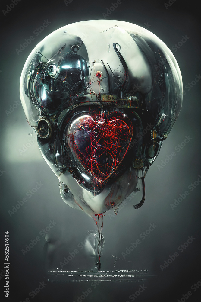 Atomic Heart its an artificial cyber heart powered by nuclear energy ...