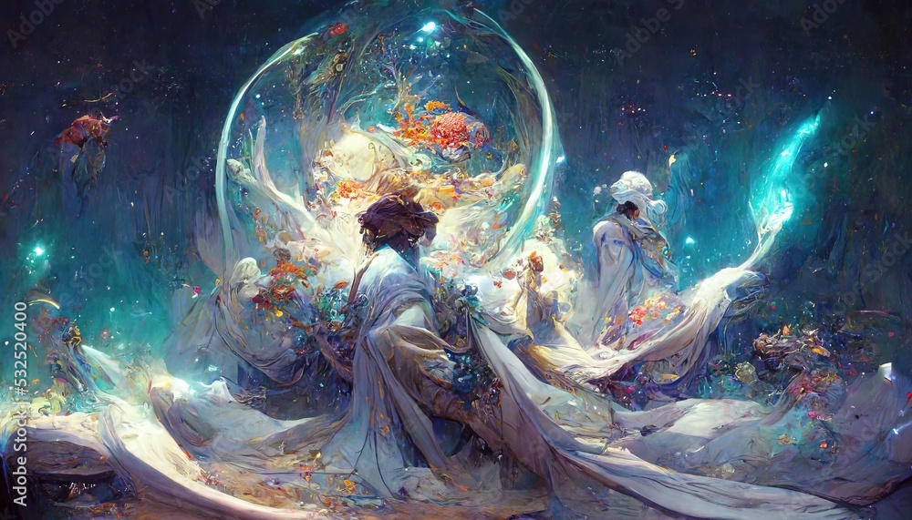 Faceless Goddess. deer skull. Ghost. god. god of water. Fantasy ...