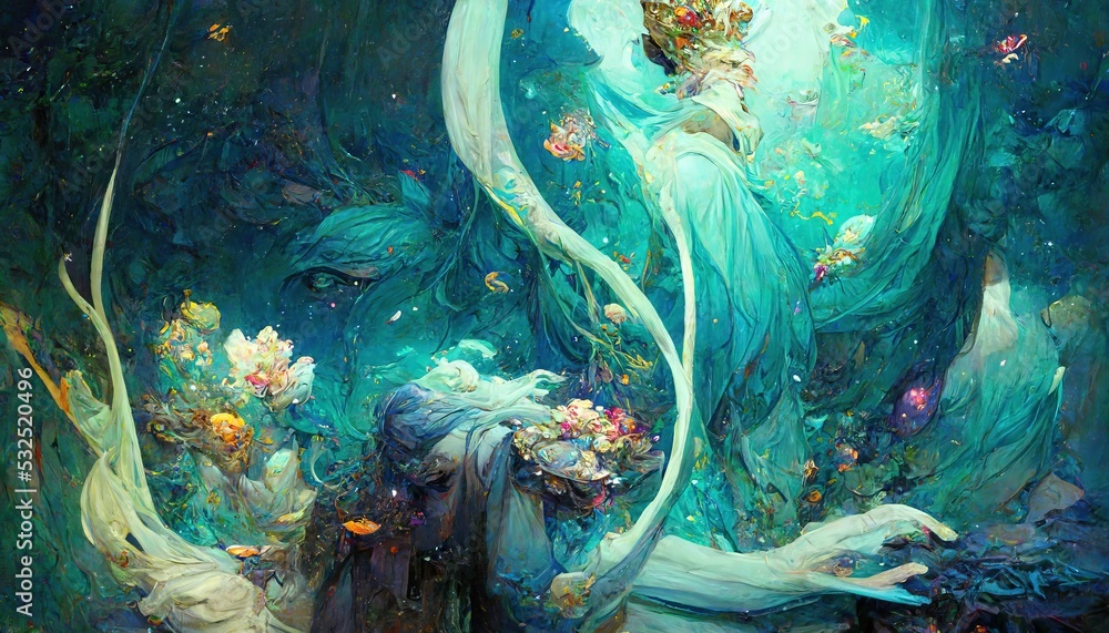 Faceless Goddess. deer skull. Ghost. god. god of water. Fantasy ...