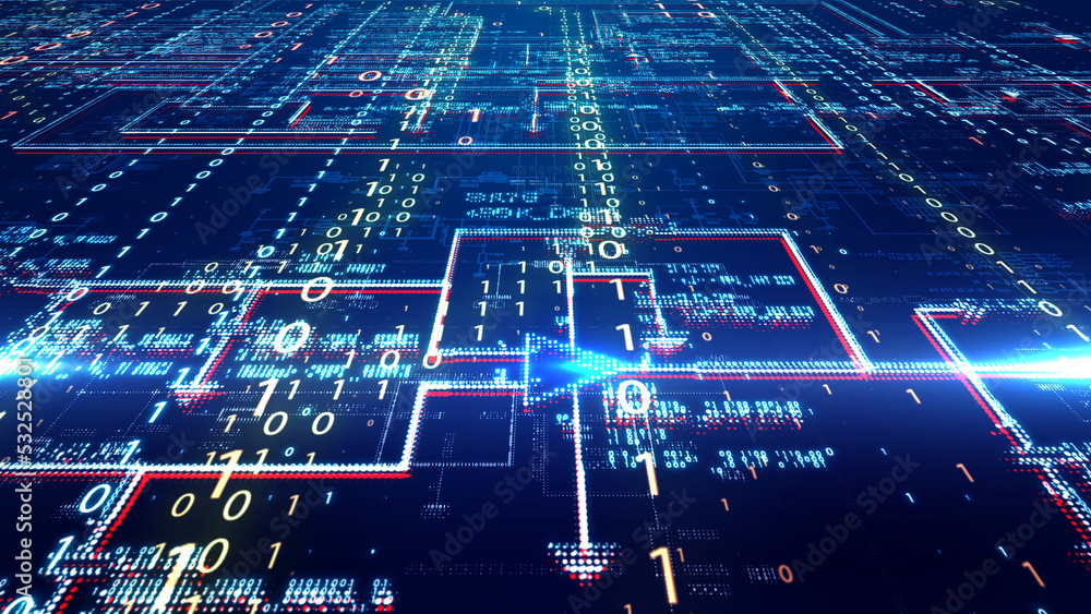 Technology background printed circuit board/Technology background of ...