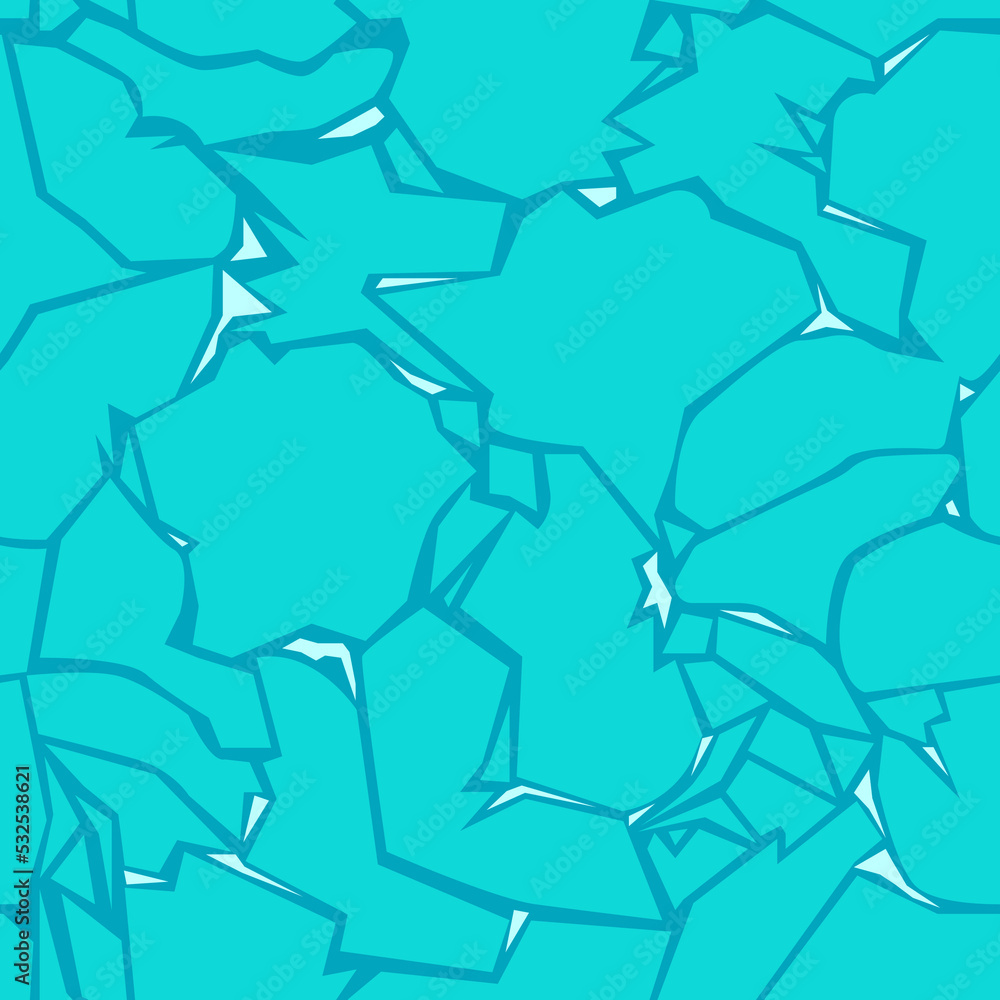 Cartoon game background Seamless Pattern. Vector illustration Stock ...