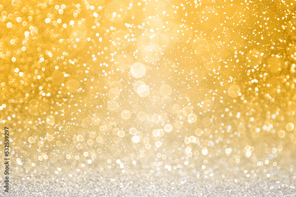 Gold glitter 50 50th birthday wedding anniversary golden background New ...