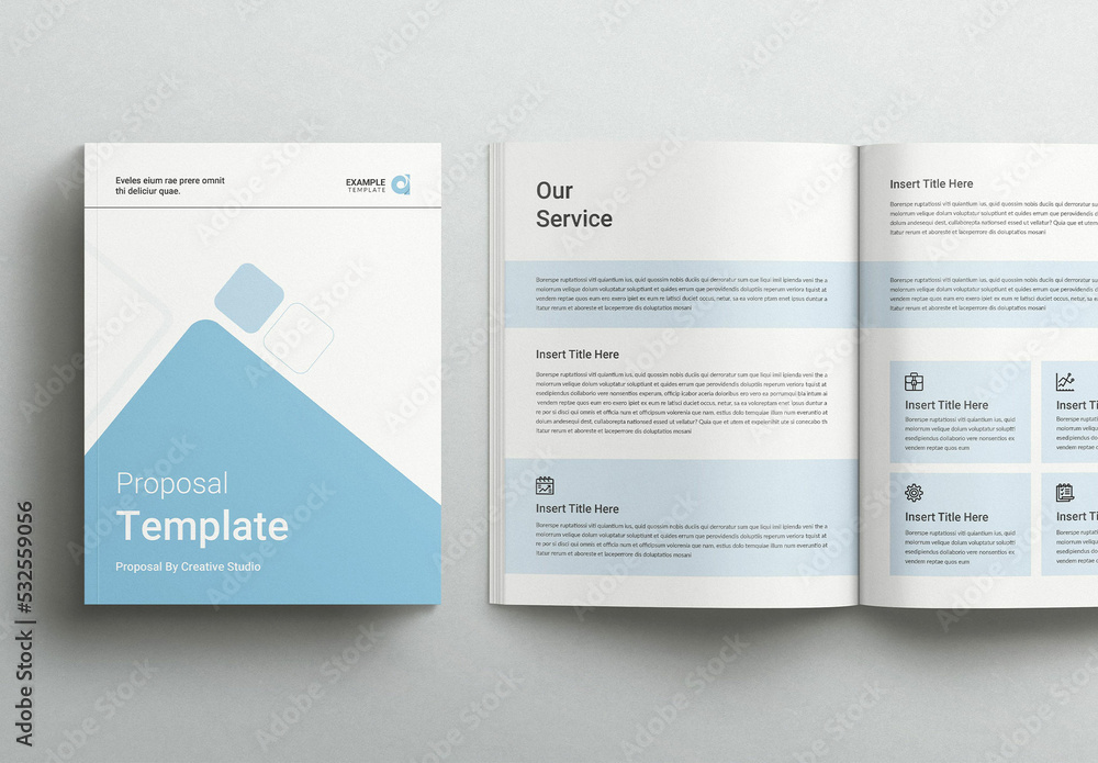 Proposal Layout Stock Template | Adobe Stock