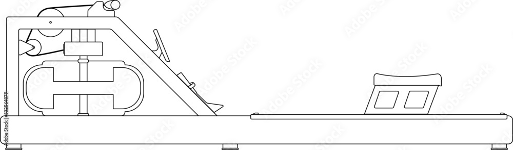Rowing machine, Indoor rower for total body workout and cross trainer ...