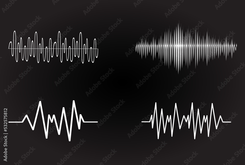 Audio Waveform Vector