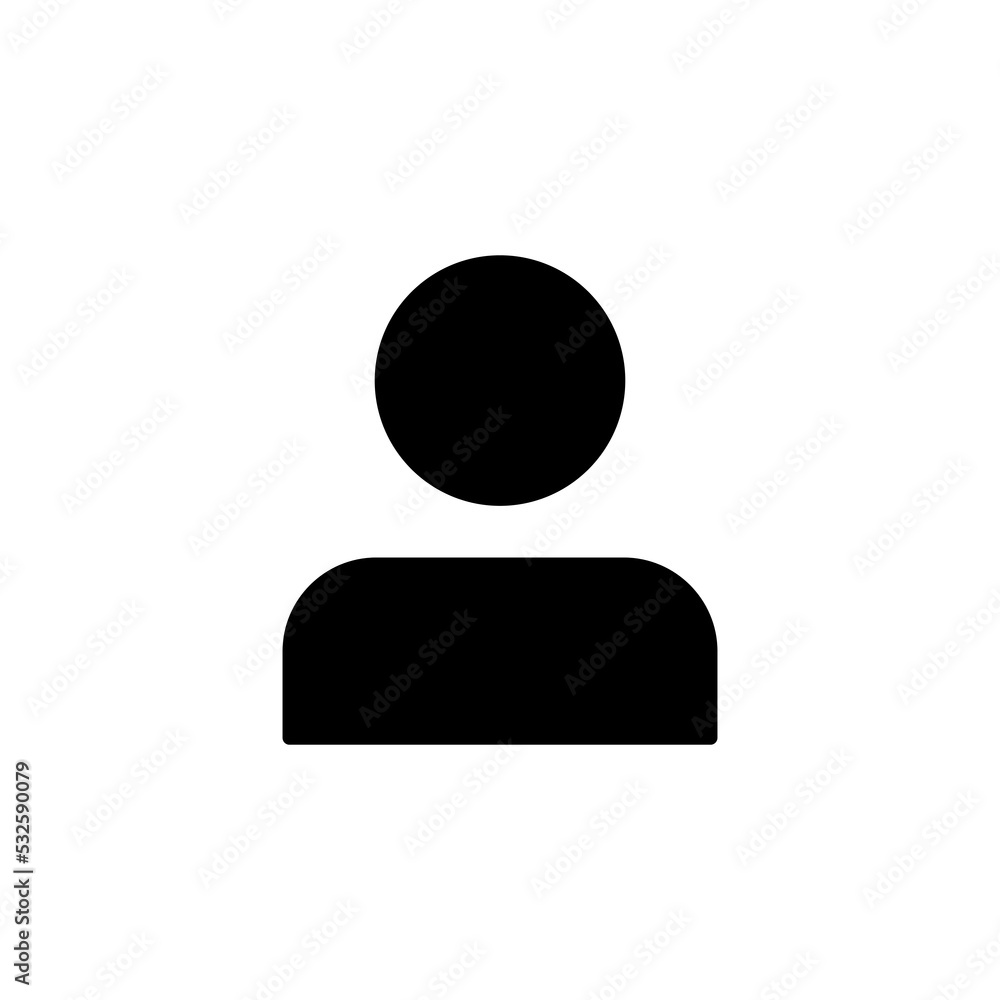 User Icon vector for web and mobile app. person sign and symbol. people ...