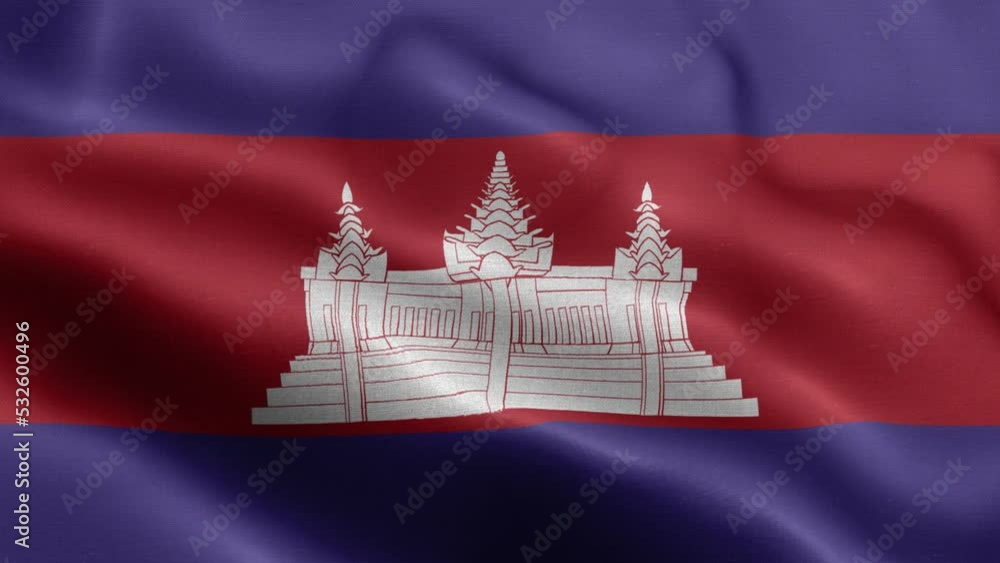 Flag Of Cambodia - Cambodia Flag High Detail - National flag Cambodia ...