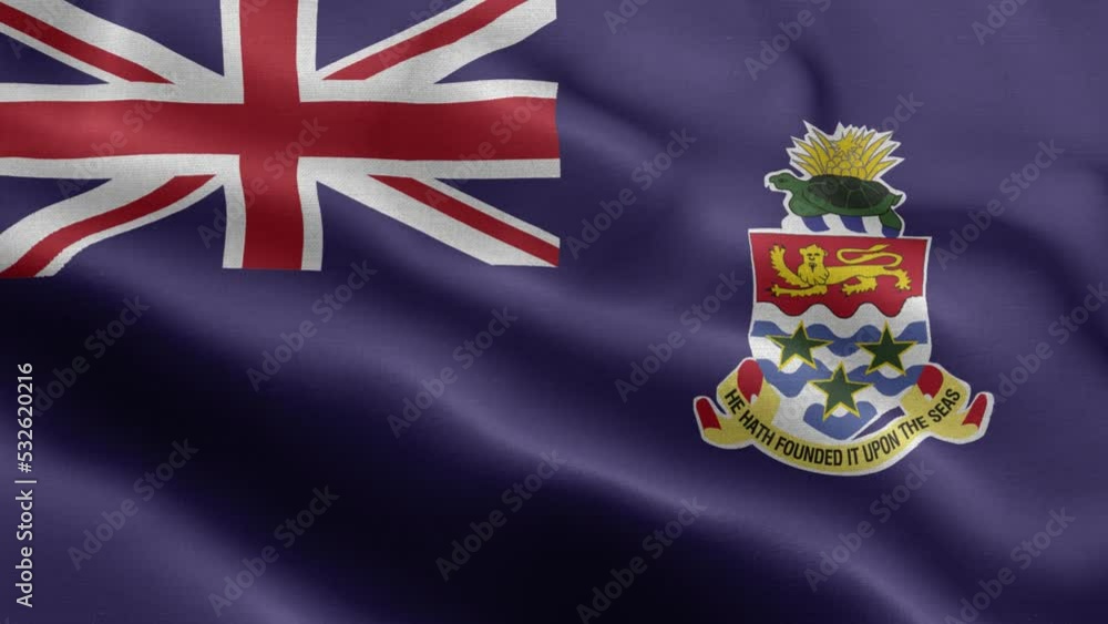 Flag Of Cayman Islands - Cayman Islands Flag High Detail - National ...