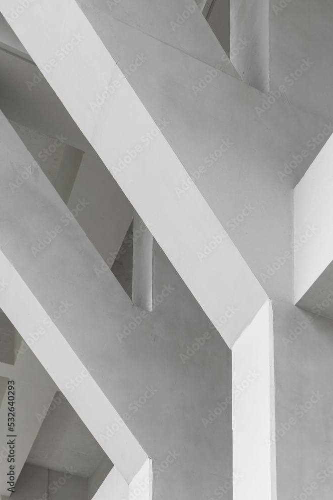 Column structure of concrete building. Stock Photo | Adobe Stock